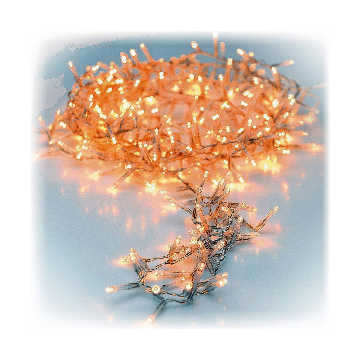 LED-valokranssi Lämmin valkoinen 17 m – LILIPLEX